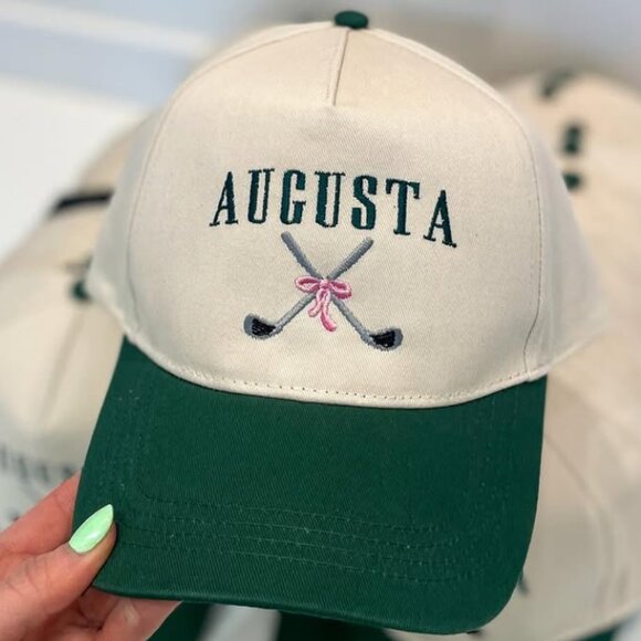 Accessories | Augusta Golf Pink Bow Hat Augusta National Hat Cap ...